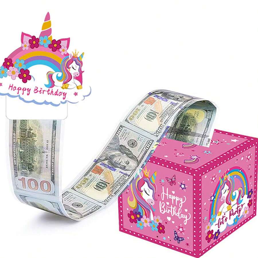 Birthday Surprise Gift Box, Surprise Money Gift Boxes With Pull Out ...