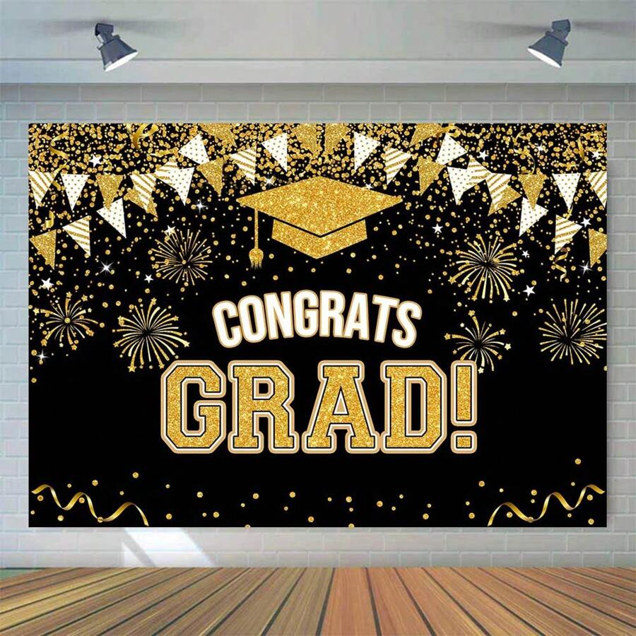 Congratulations Graduation Background Cloth 2024 Graduation Party ...