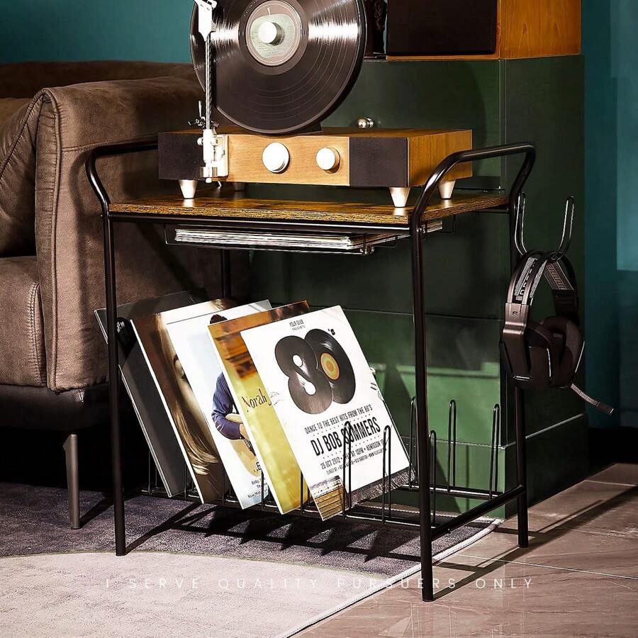 Record Player Stand, Turntable Stand, Record Player Table, Record ...