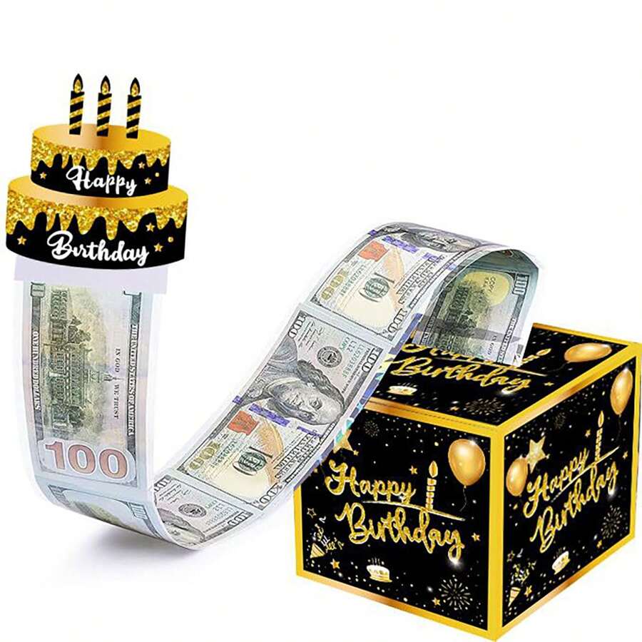 Birthday Surprise Gift Box, Surprise Money Gift Boxes With Pull Out ...