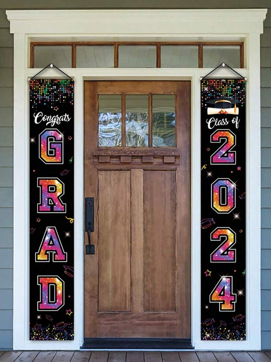 2024 Graduation Decorations Class Of 2024, Congrats Grad Porch Sign ...