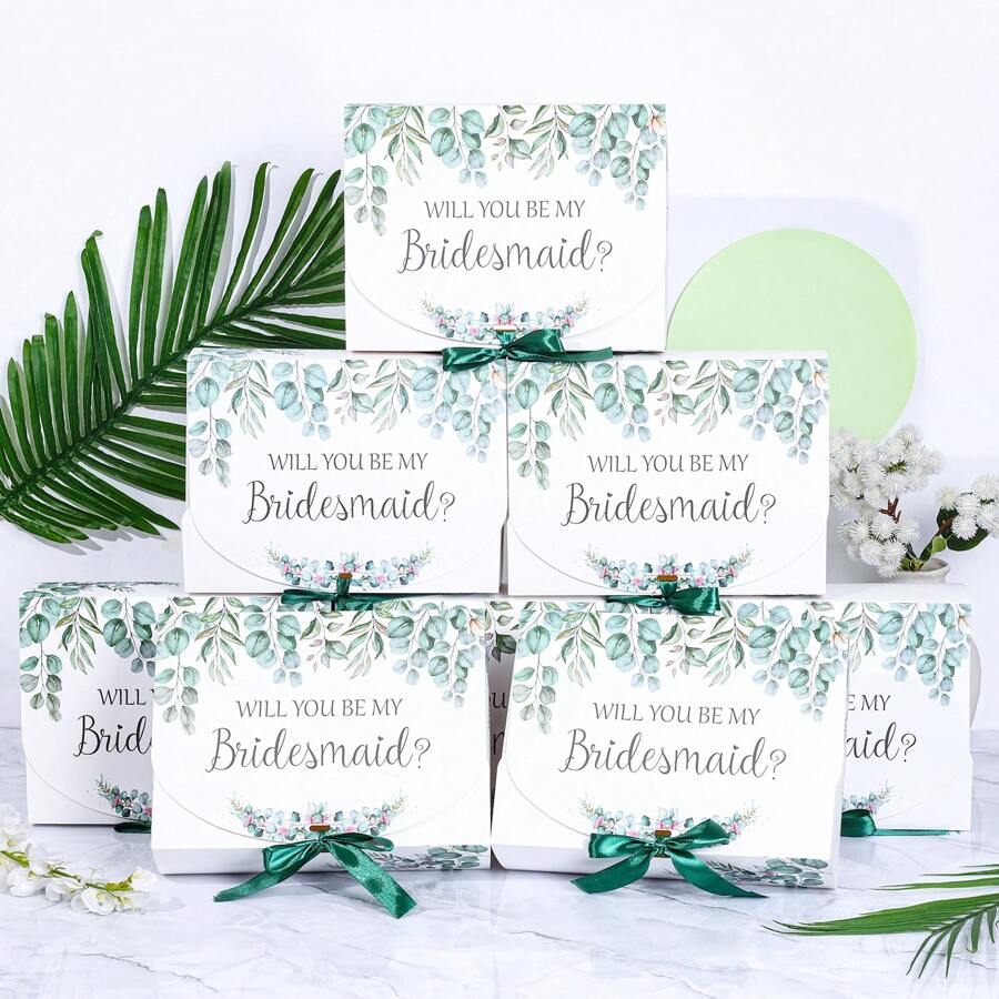 10 Pieces Bridesmaid Proposal Box Set Maid Of Honor Proposal Box Matron ...