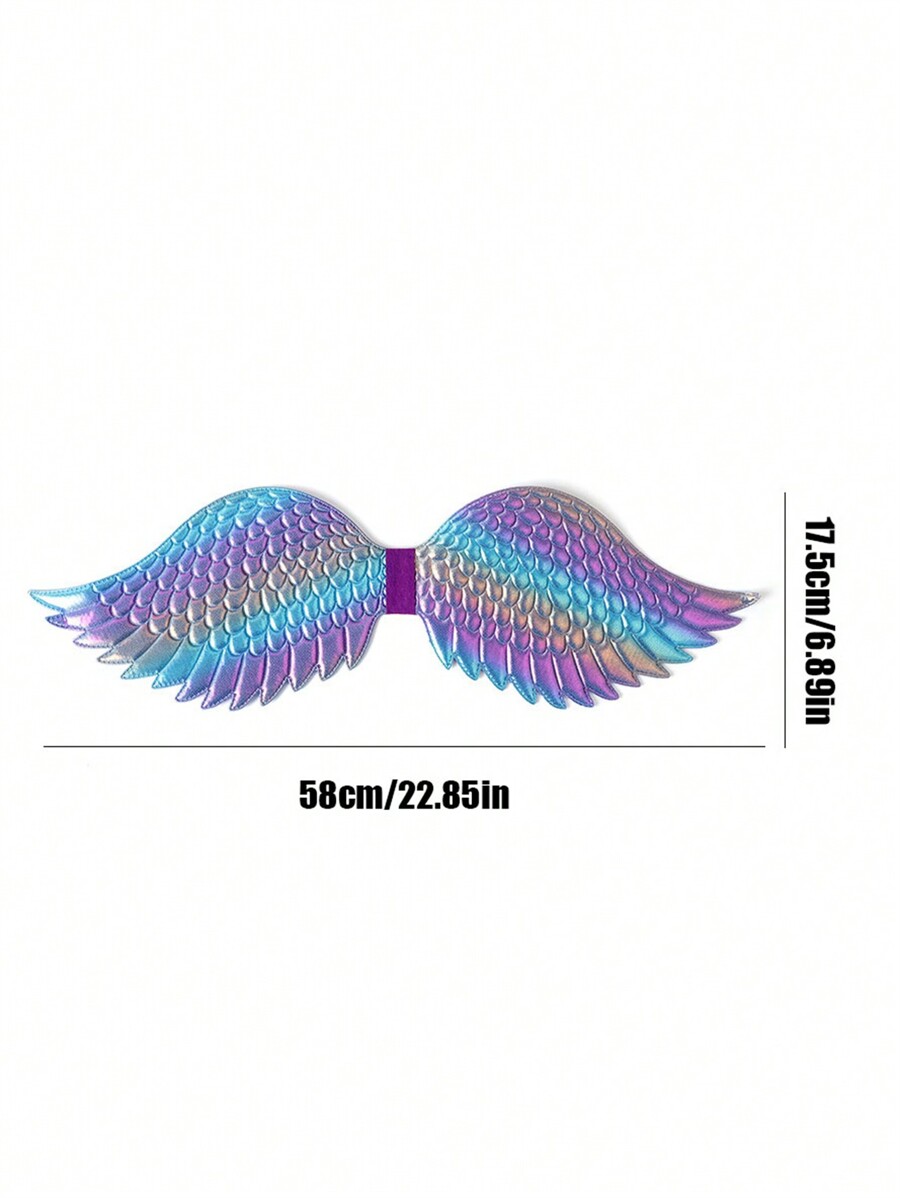 1pc Toy Dance Party Angel Wings Costume Performance Colored Wings For ...