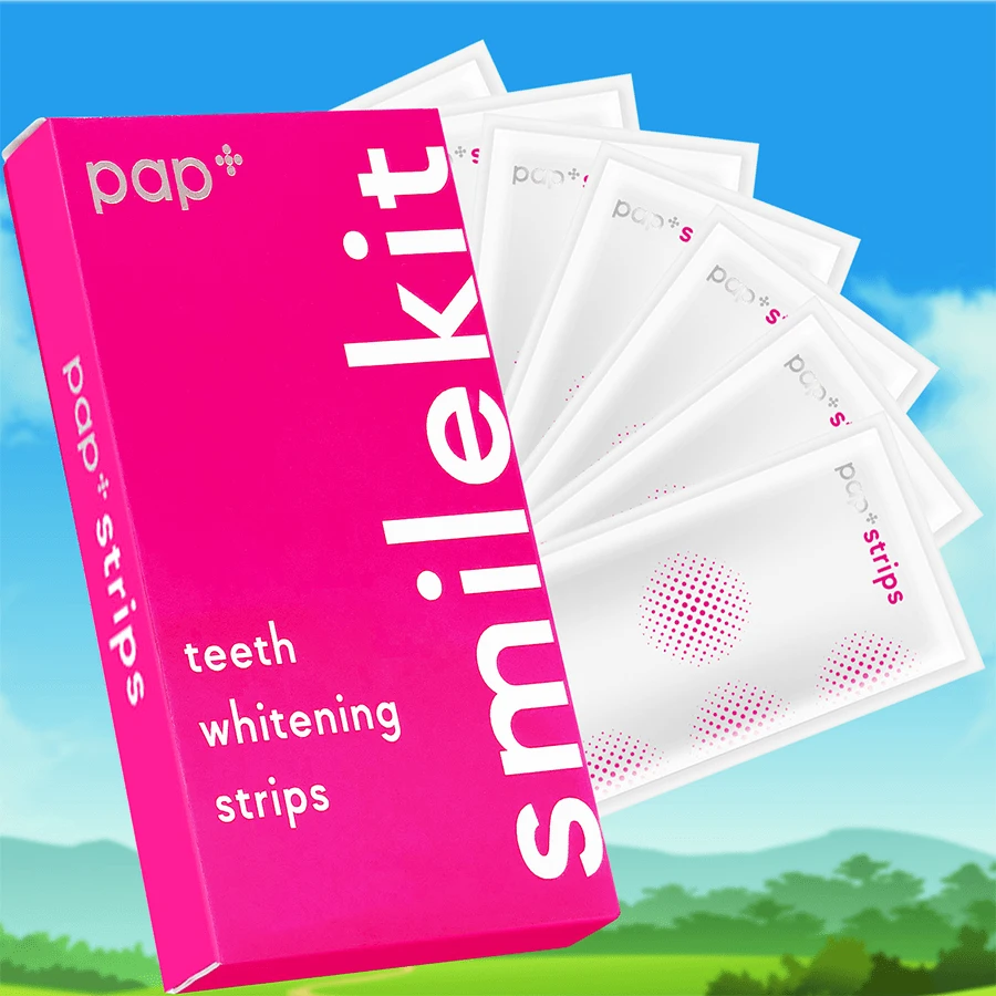 Teeth Whitening Strips For Sensitive Teeth, Peroxide Free, Dental White ...