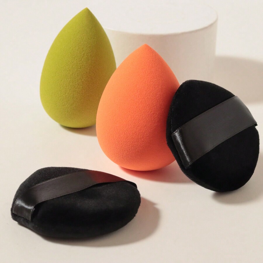 Juego de esponjas de maquillaje de 4 piezas, que incluye esponja beauty ...