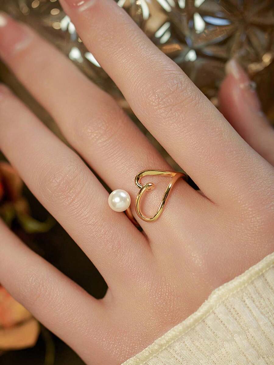 One Elegant And Unique Summer Wedding S925 Silver Ring With Hollowed ...