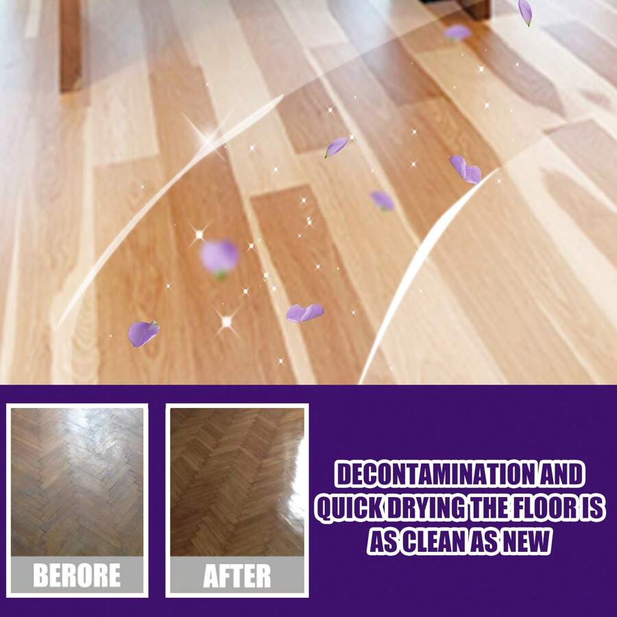 JUE-FISH Wooden Floor Cleaning Liquid Household Wooden Floor ...