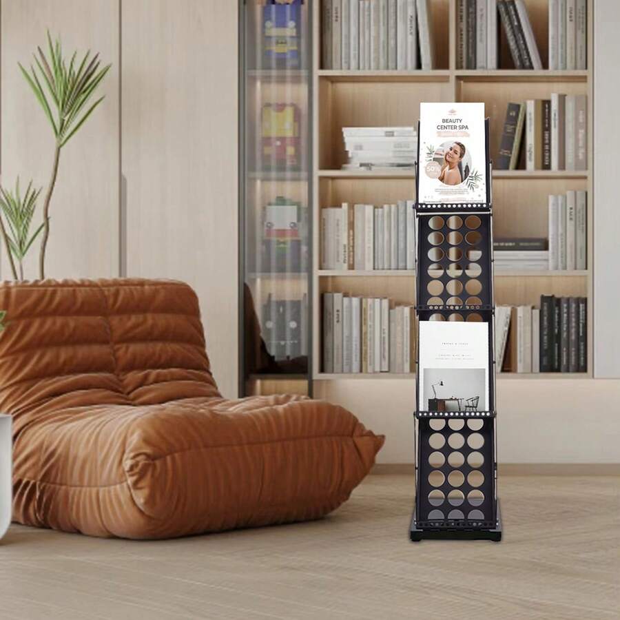 Brochure Display Stand | Literature Stand Flyer Display Foldable ...