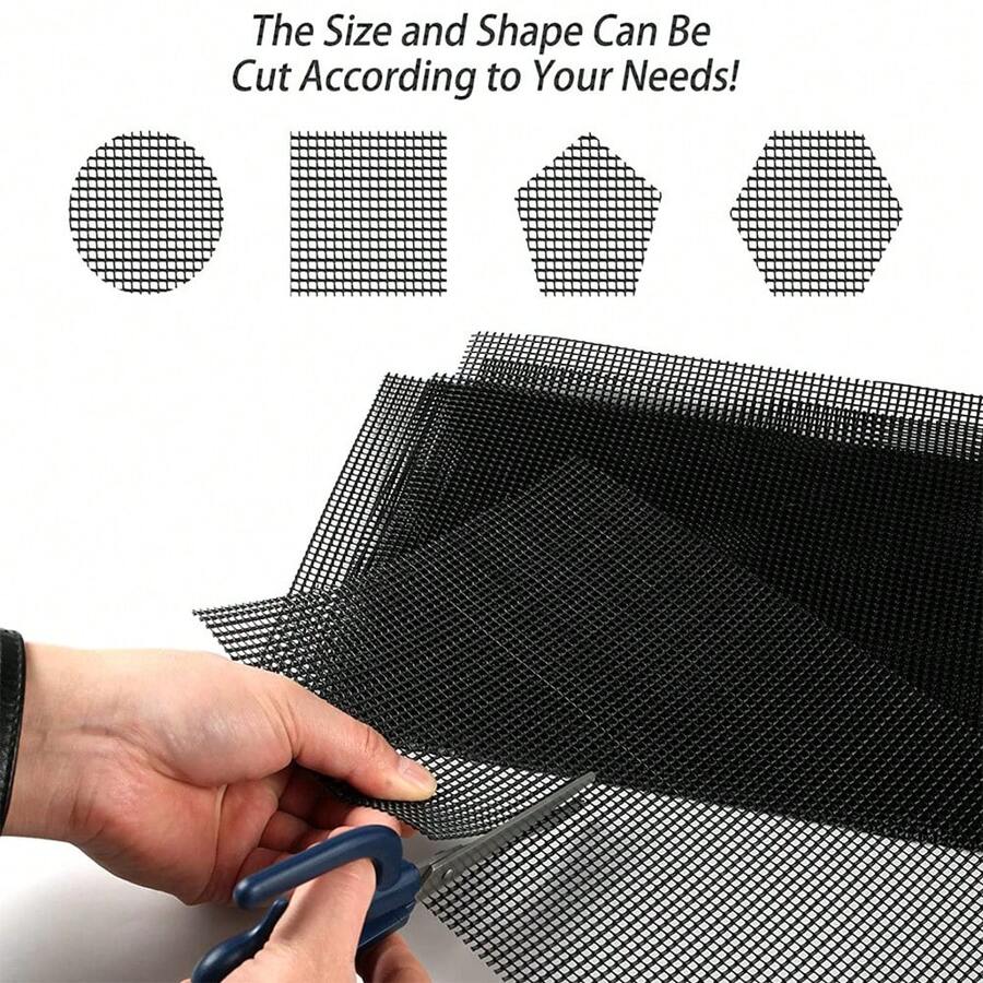 5 Pcs Flower Pot Bottom Mesh Mat Rectangular Succulent Potted Plant ...