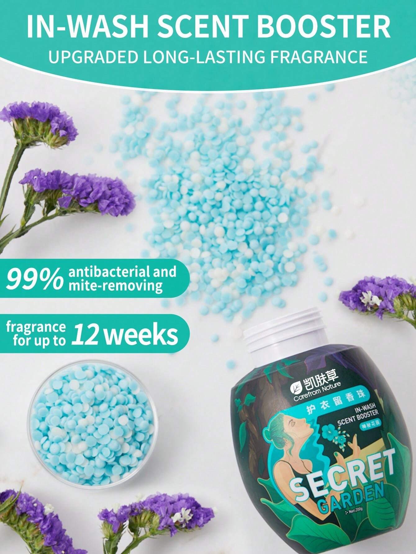 Carefrom Nature Laundry Scent Beads With 5 Fragrances, Long Lasting ...