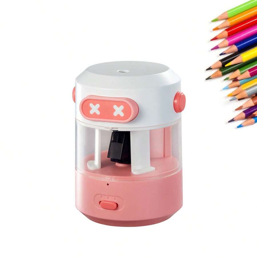 Pink Fully Automatic Electric Pencil Sharpener, For Students, Artists ...