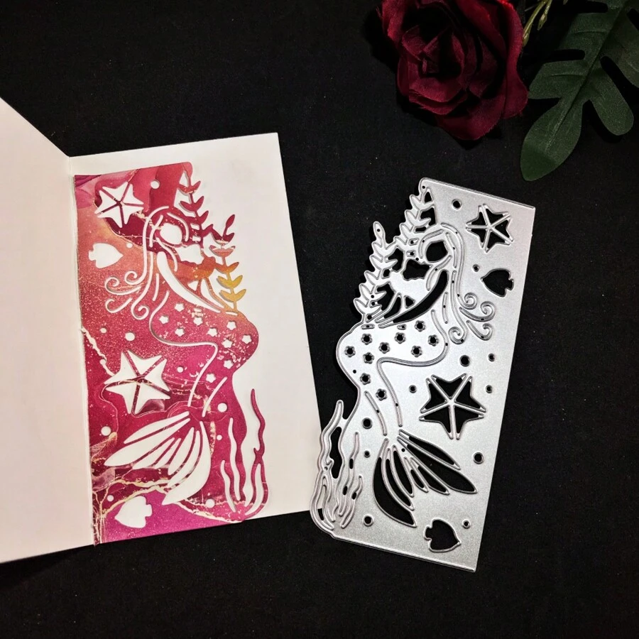 Garden And Ocean-Themed Border Cutting Sleeve Cutting Album, Steel ...