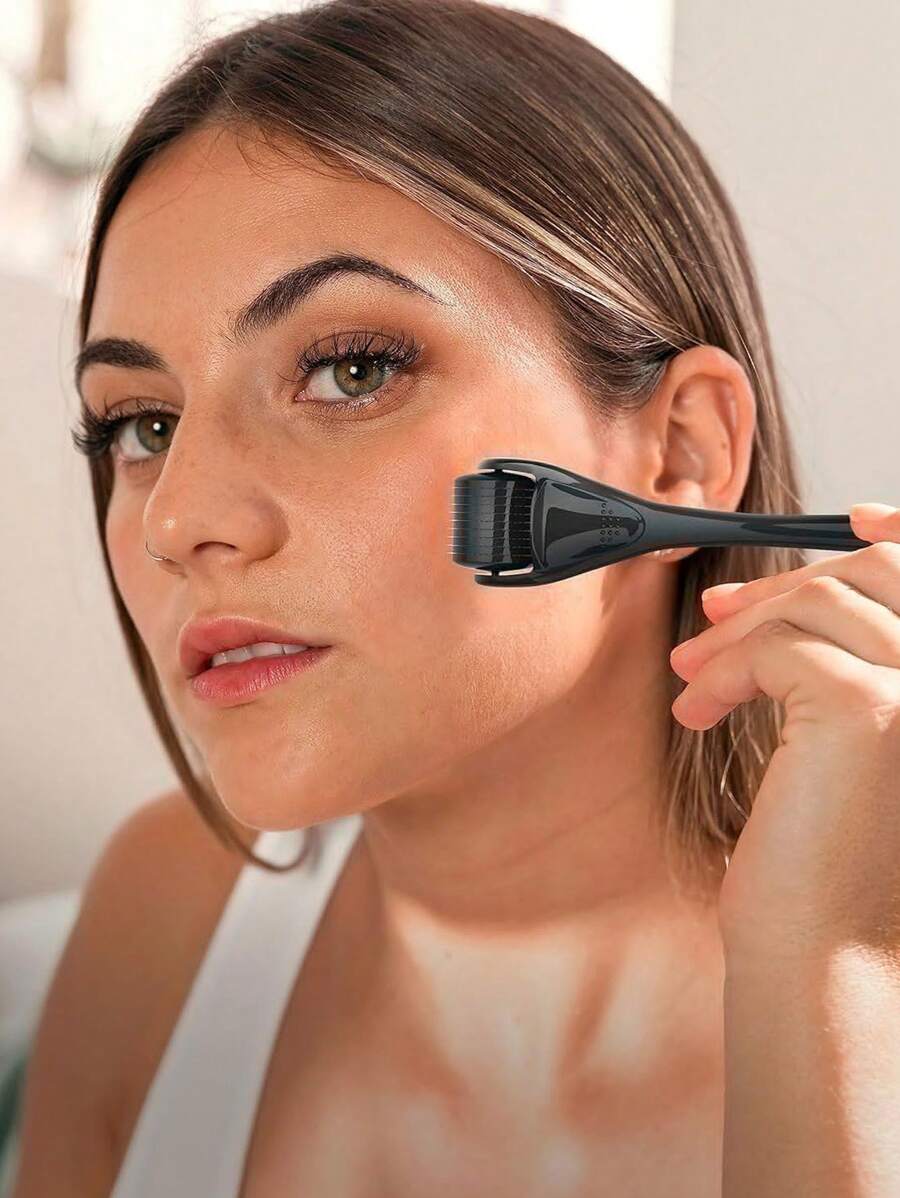 Derma Roller, 1pc Facial Skin Roller, Beard Roller, Microneedling ...