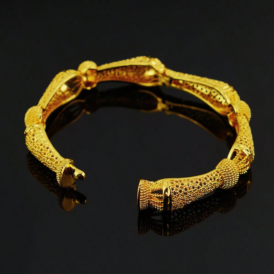 1/2/4pcs Dubai Women Bracelet Gold Bracelet Saudi Arabia Bracelet ...