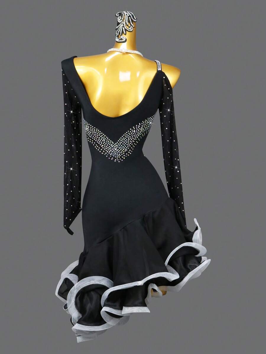2024 Latin Dance Dress Adult And Children Sports Dancehall Party