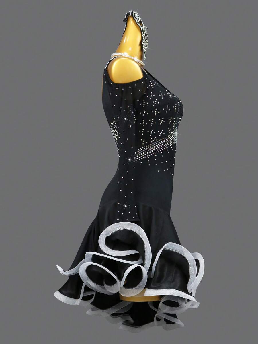 2024 Latin Dance Dress Adult And Children Sports Dancehall Party ...