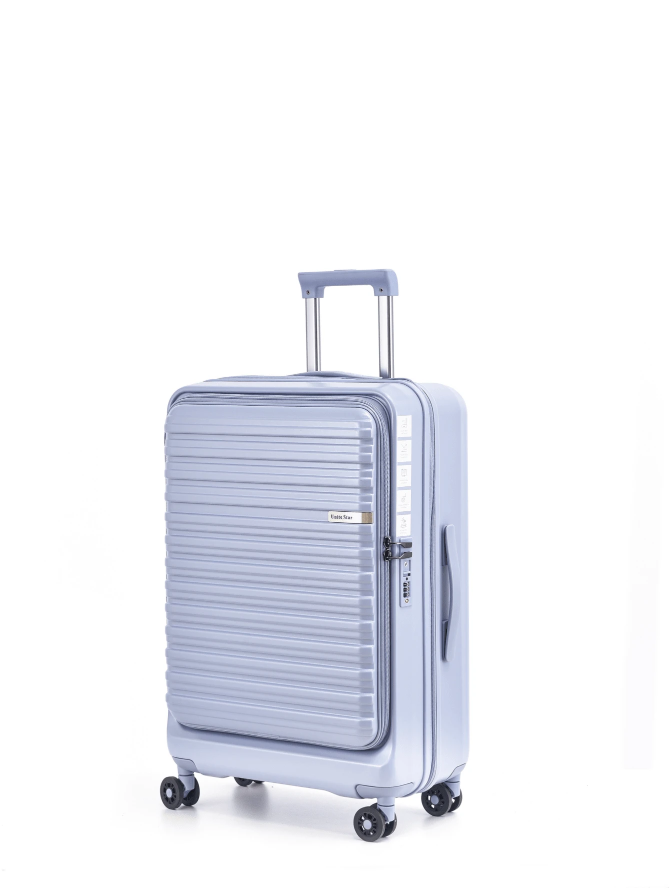 Lightweight Business Front Opening Travel Suitcase With Expandable ...