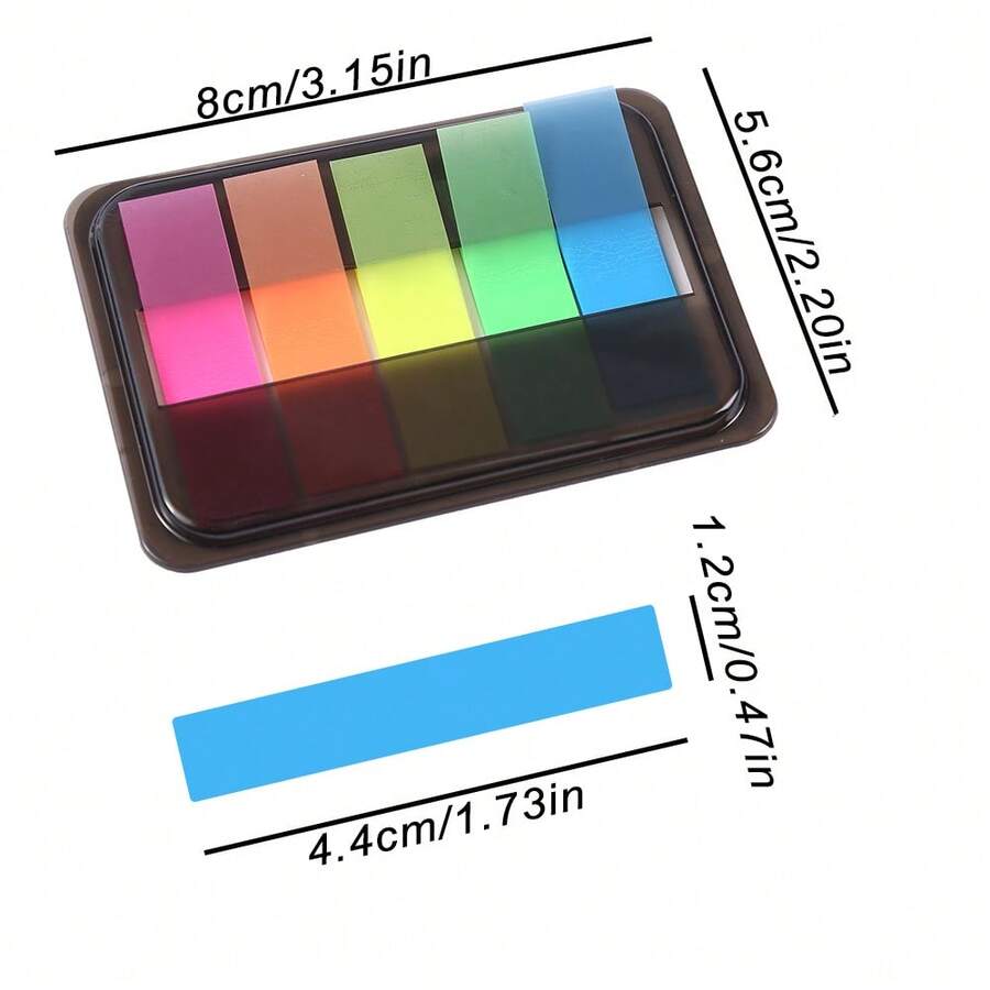 1pc 100 Sheets (5*20) Morandi Color, Cute Candy Color & Fluorescent ...