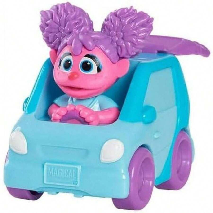 Sesame Street Twist & Pop 3" Inch Wheelies Vehicle, Abby Cadabby ...