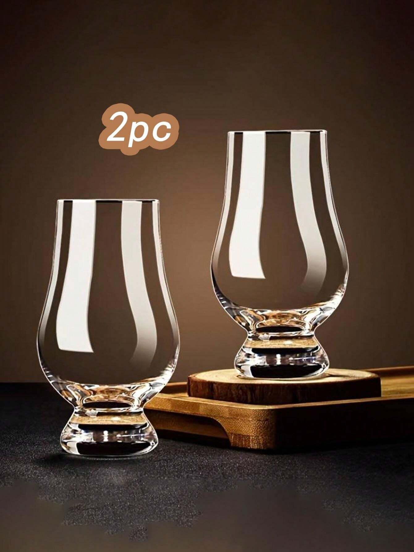 1pc Creative Whiskey Glass Personalized Non-Inverted Glass Stemless Red ...