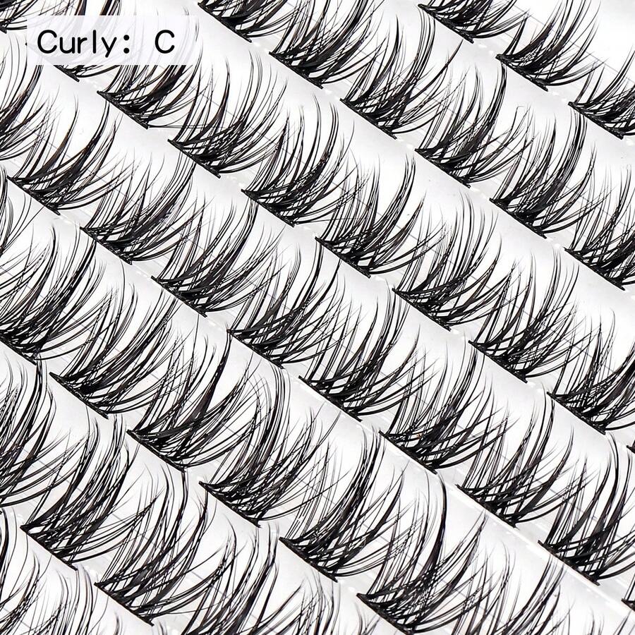 Huicop 120 Pcs Cluster Lashes DIY Cluster Eyelash Extensions Mega ...