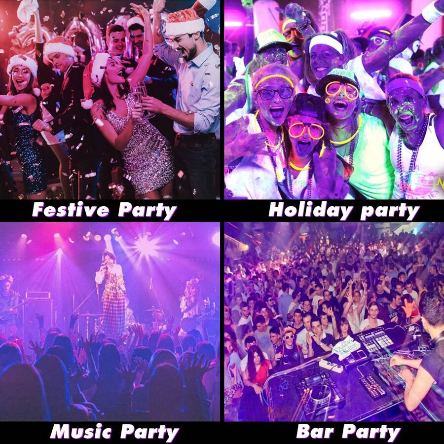 1pc Disco Light LED Disco Ball Lamp, Purple Light Effect, Home, Room ...