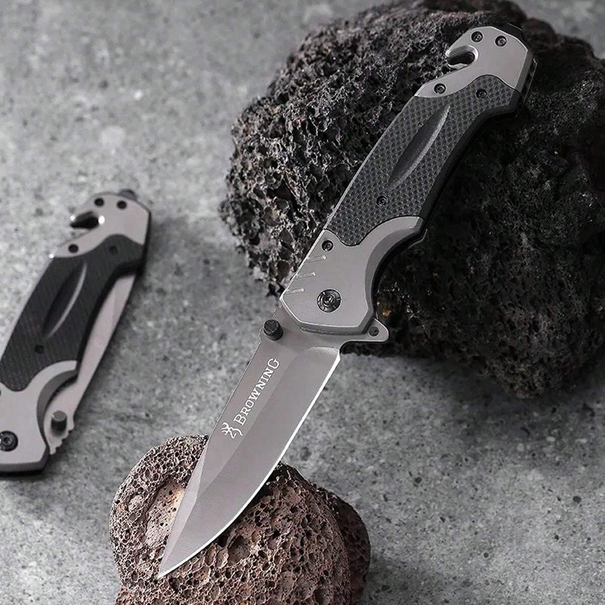 Outdoor Folding Knife Portable EDC Camping Pocket Knife, High Hardness ...