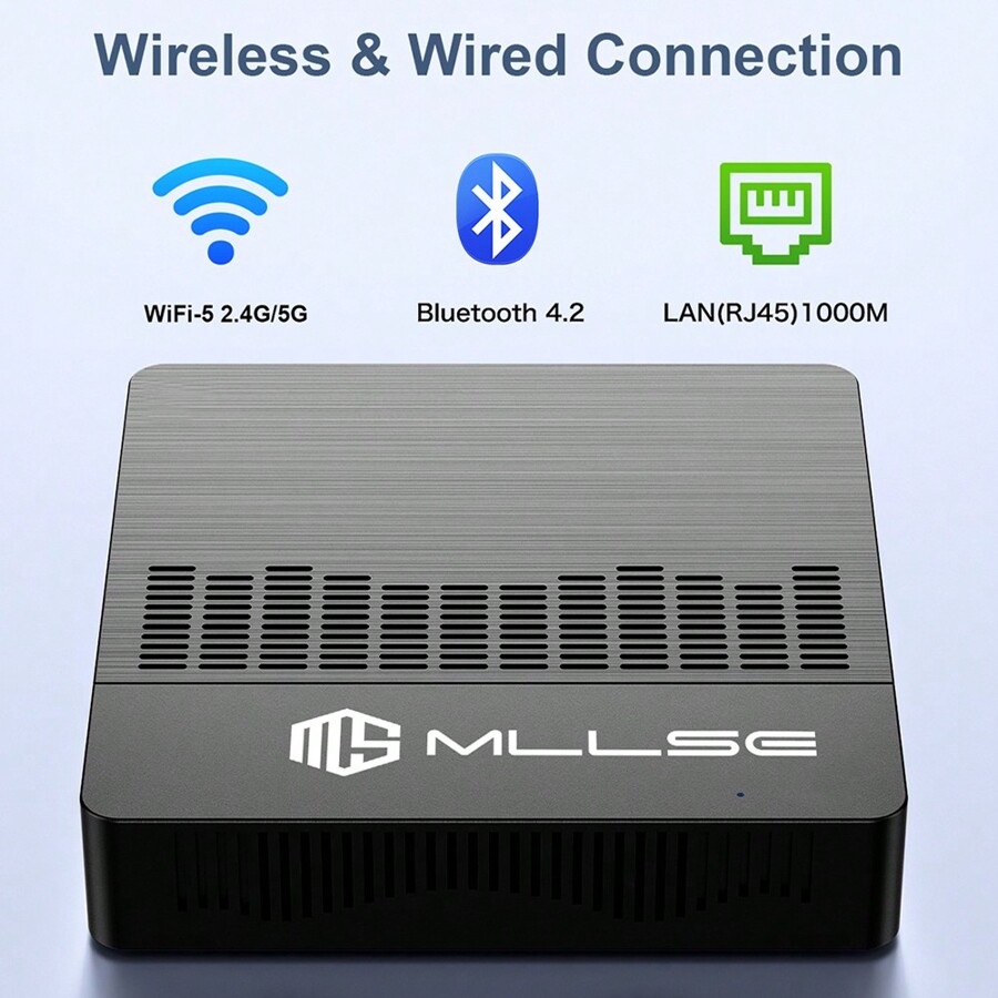 MLLSE M2 Air Mini PC Intel® Celeron® N4000 6GB DDR4 128GB M.2 SSD ...