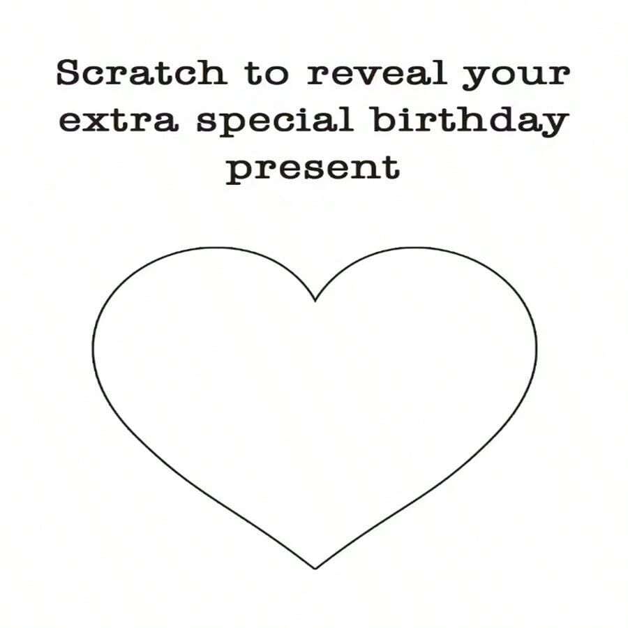 2pcs Fun Birthday Scratch Card, Surprised Card For Boyfriend, Friends ...