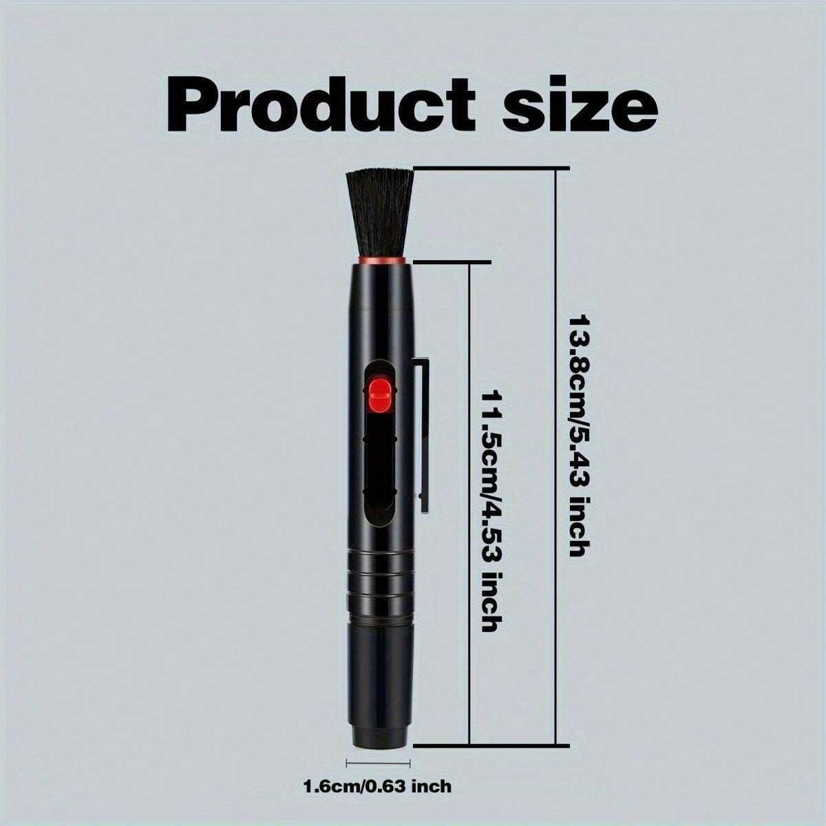 2 Pieces Multifunction Lens Cleaning Pen Brush, Lens Brush Camera ...