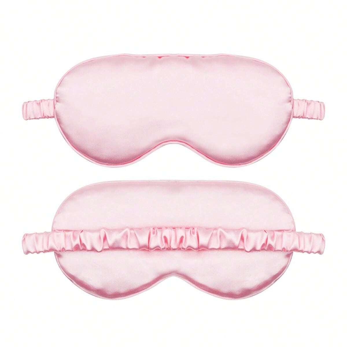 3-Piece Summer Silk-Like Sleep Eye Mask Set With Storage Bag And ...
