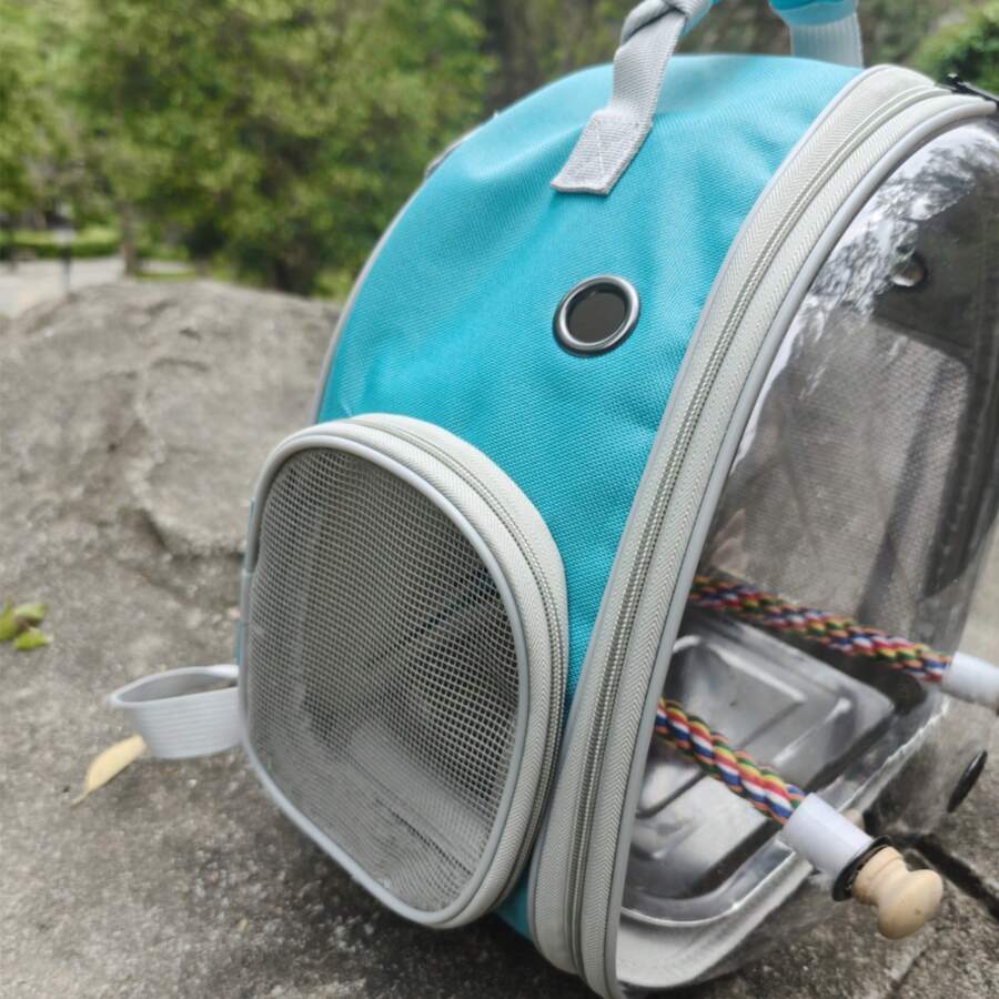 1 PC Bird Travel Backpack Carrier For Parakeet Budgies Cockatiel Conure ...