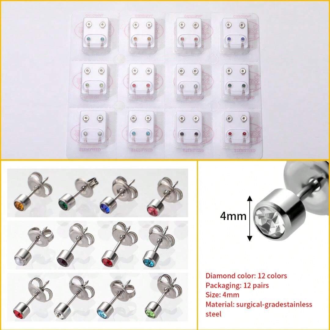 159pcs Professional Ear Piercing Gun Set - Including Approx 24 Boxes Of ...