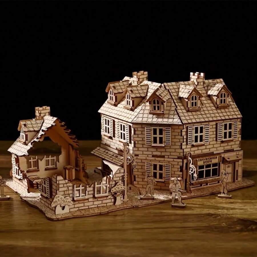 1set 234pcs 3D Wooden Puzzles The 1942 War Zone, Lane Model Kits ...