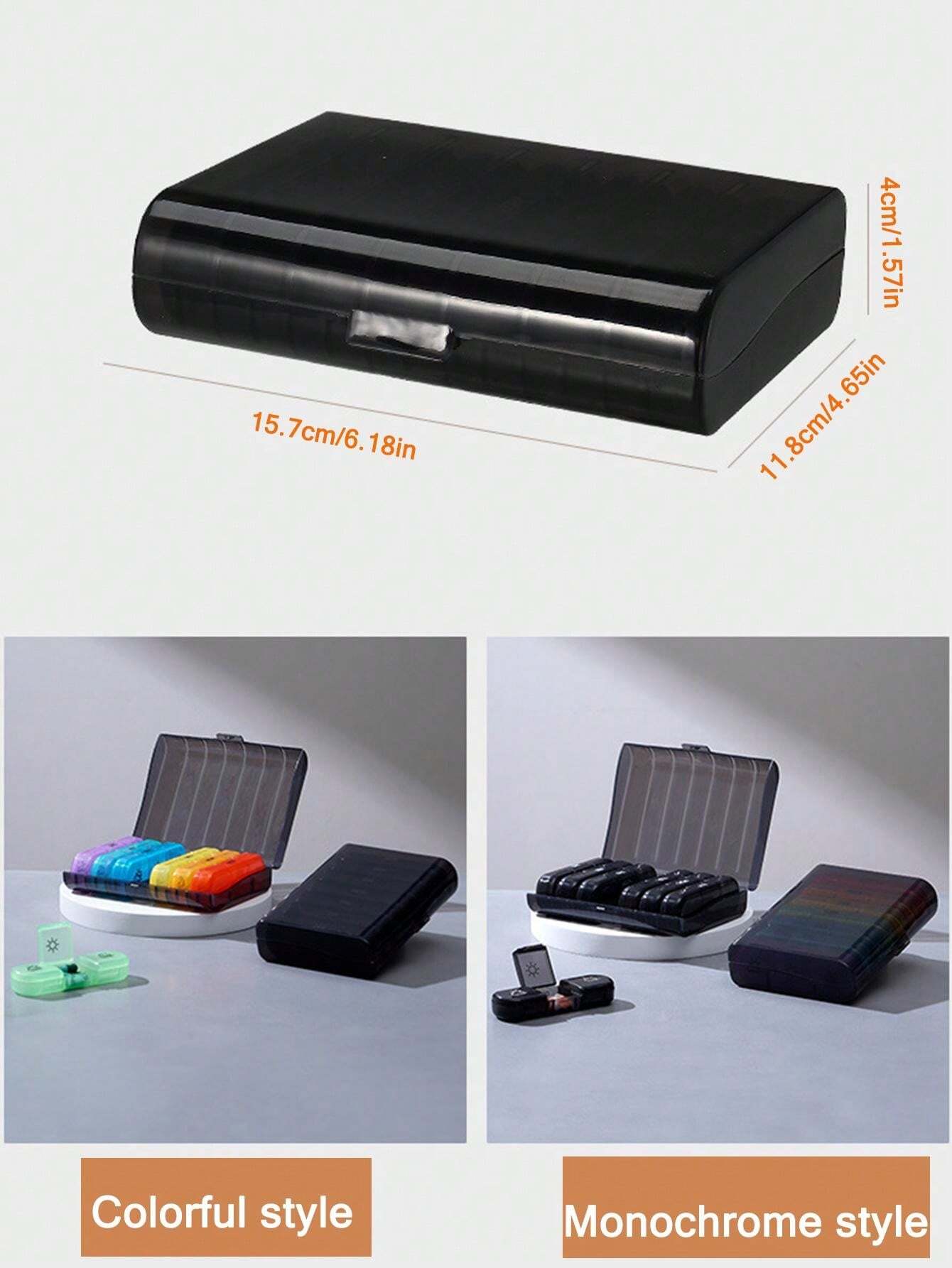 1pc New Portable Medicine Box For Outdoor Use, Pill Management And ...