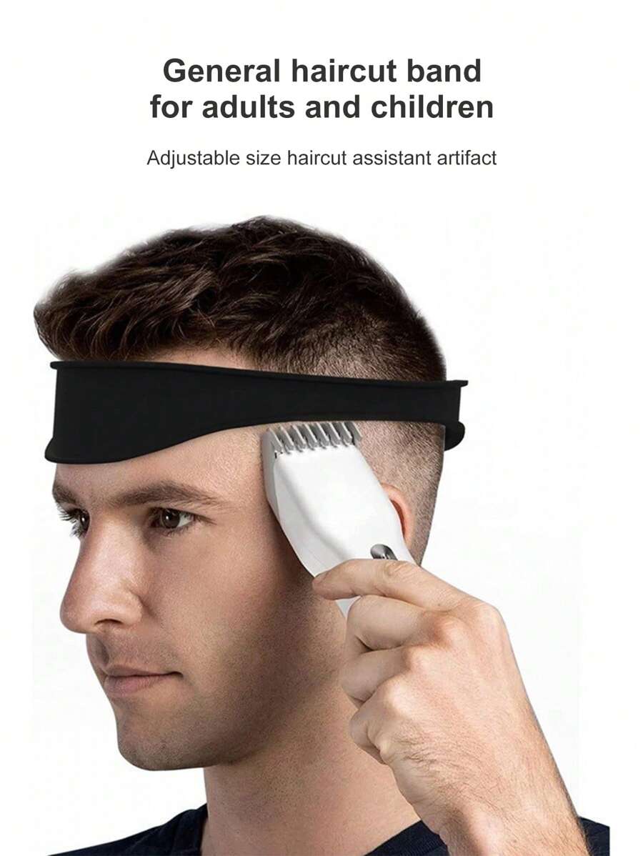 1pc Silicone Curved Hairdressing Headband, Elastic Adjustable Hair ...