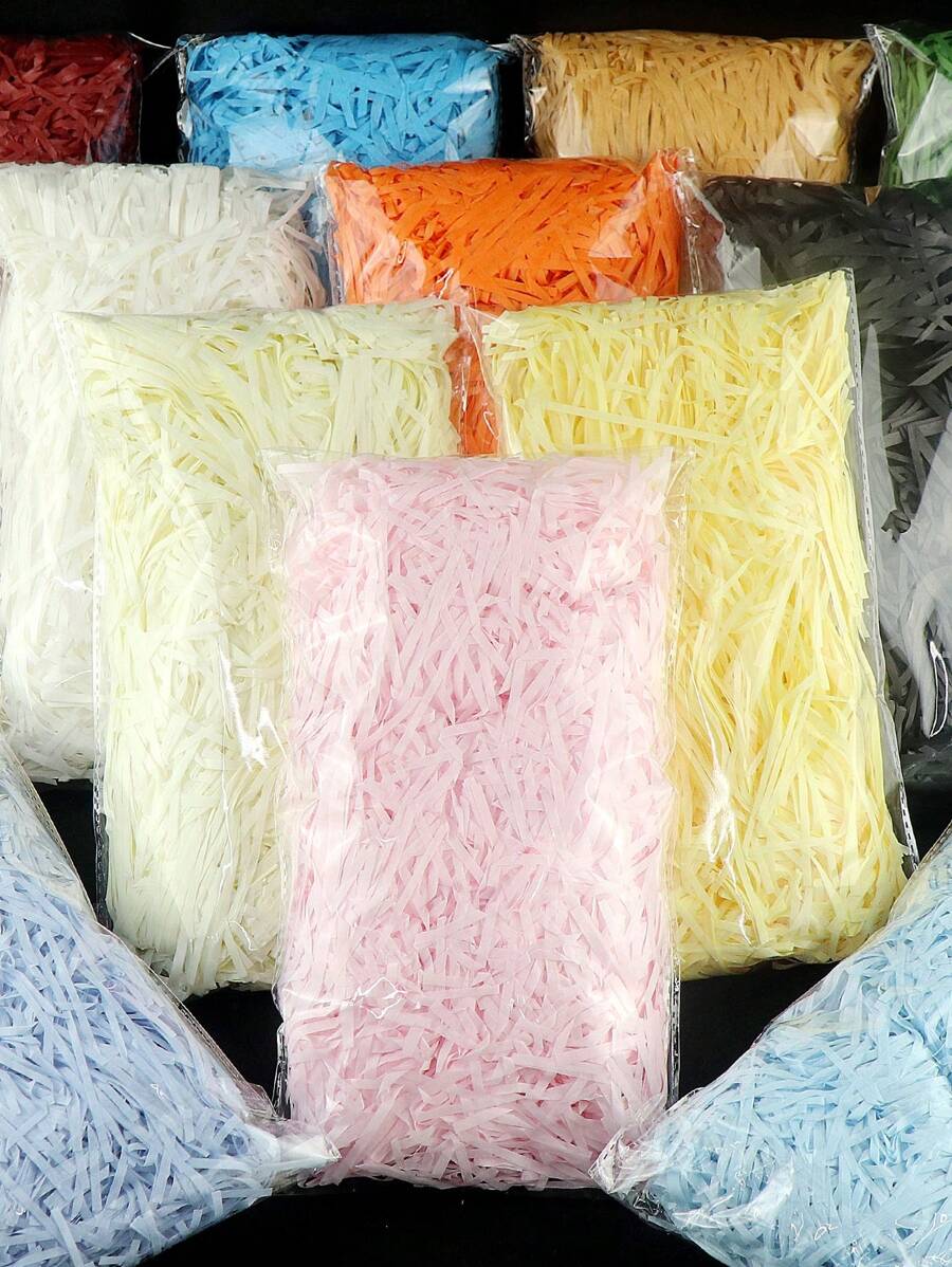 50g Raffia Grass Gift Box Filler, Raffia Grass Shredded Paper Very ...