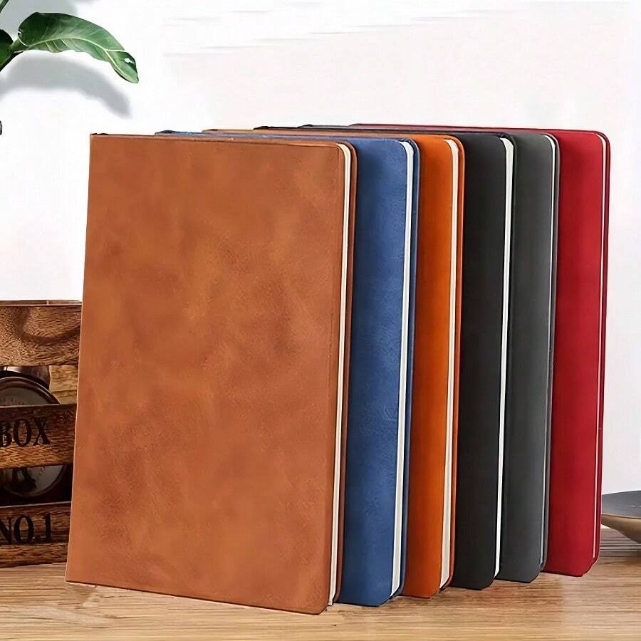 One High-Grade A5 Soft Faux Leather Notebook: Waterproof Cover And ...