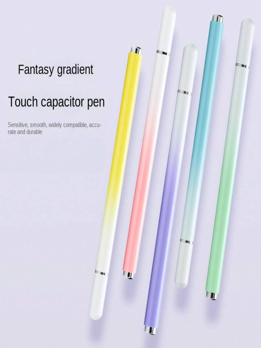 One Set Of Macaron Color Gradient Handwriting Pens With Built-In ...