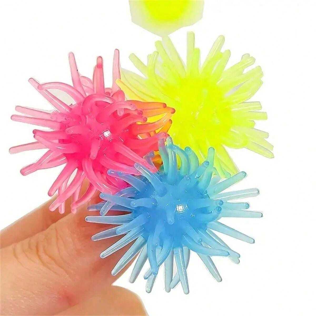 6pcs Wall Climbing Flower Ball Toy, Creative And Sticky Flower Ball Can ...