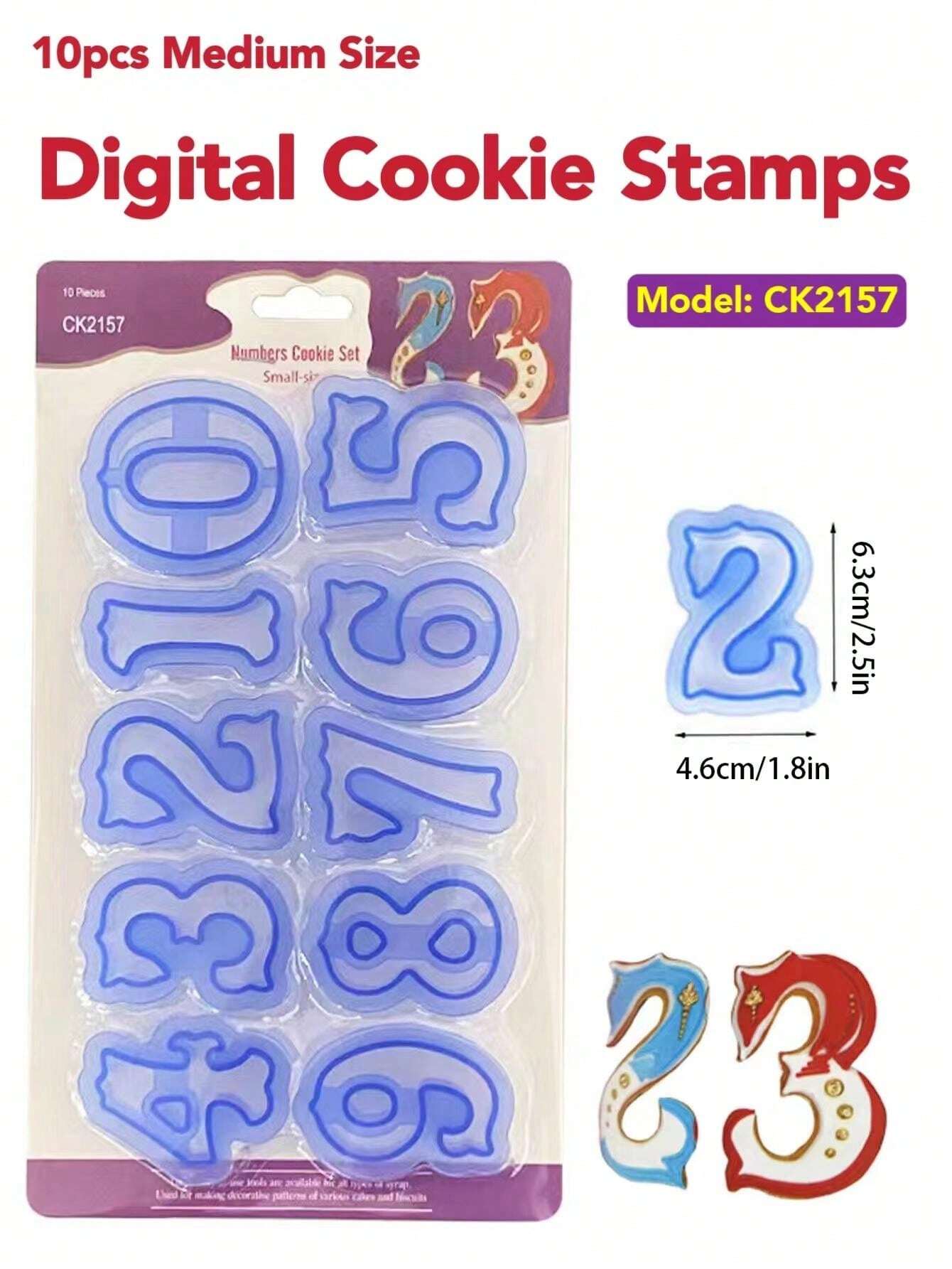 Uppercase And Lowercase English Letters And Numbers Cake Cutting Molds ...