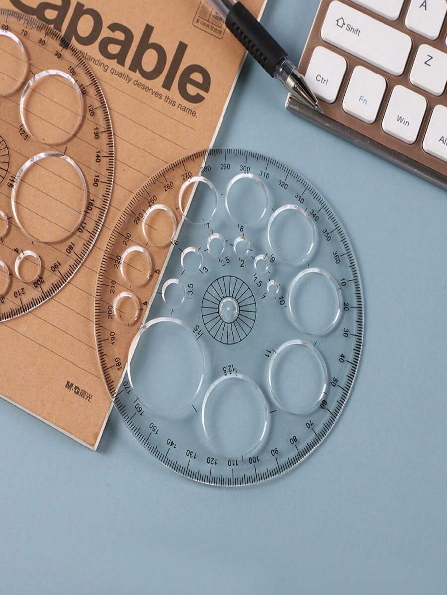 One Piece Set Of 360 ° Full Circle Protractor Full Circle Instrument ...