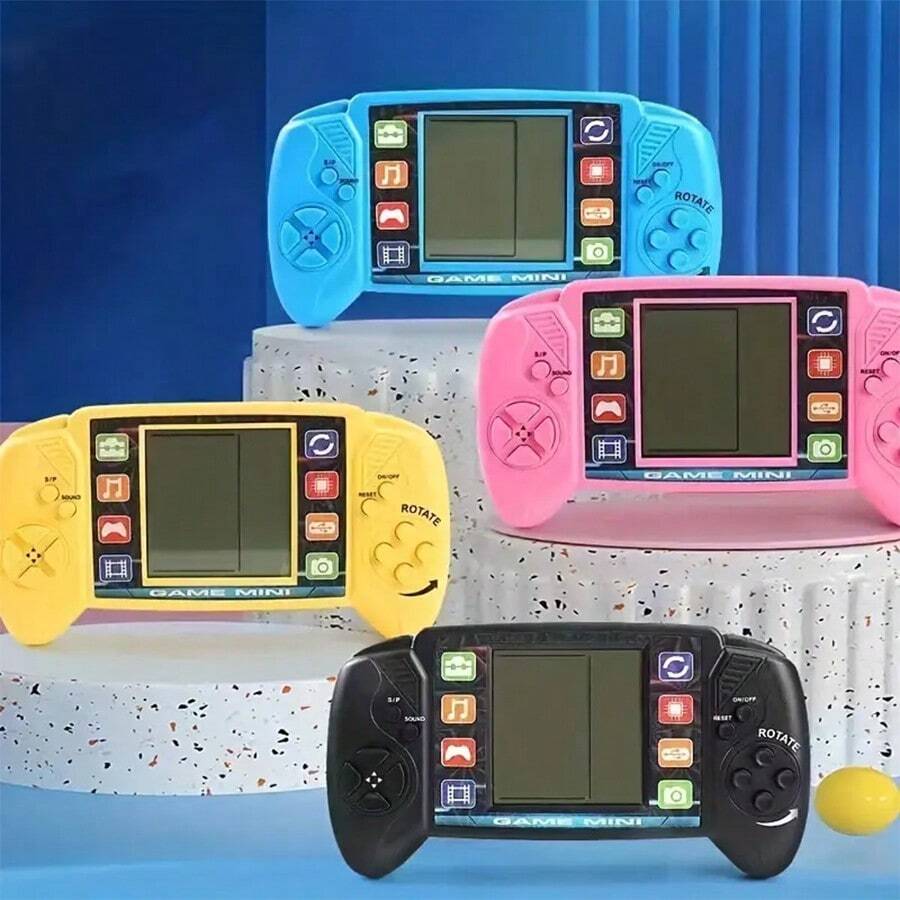 Retro Handheld Game Console | Large Screen, Battery Powered | Safe And ...