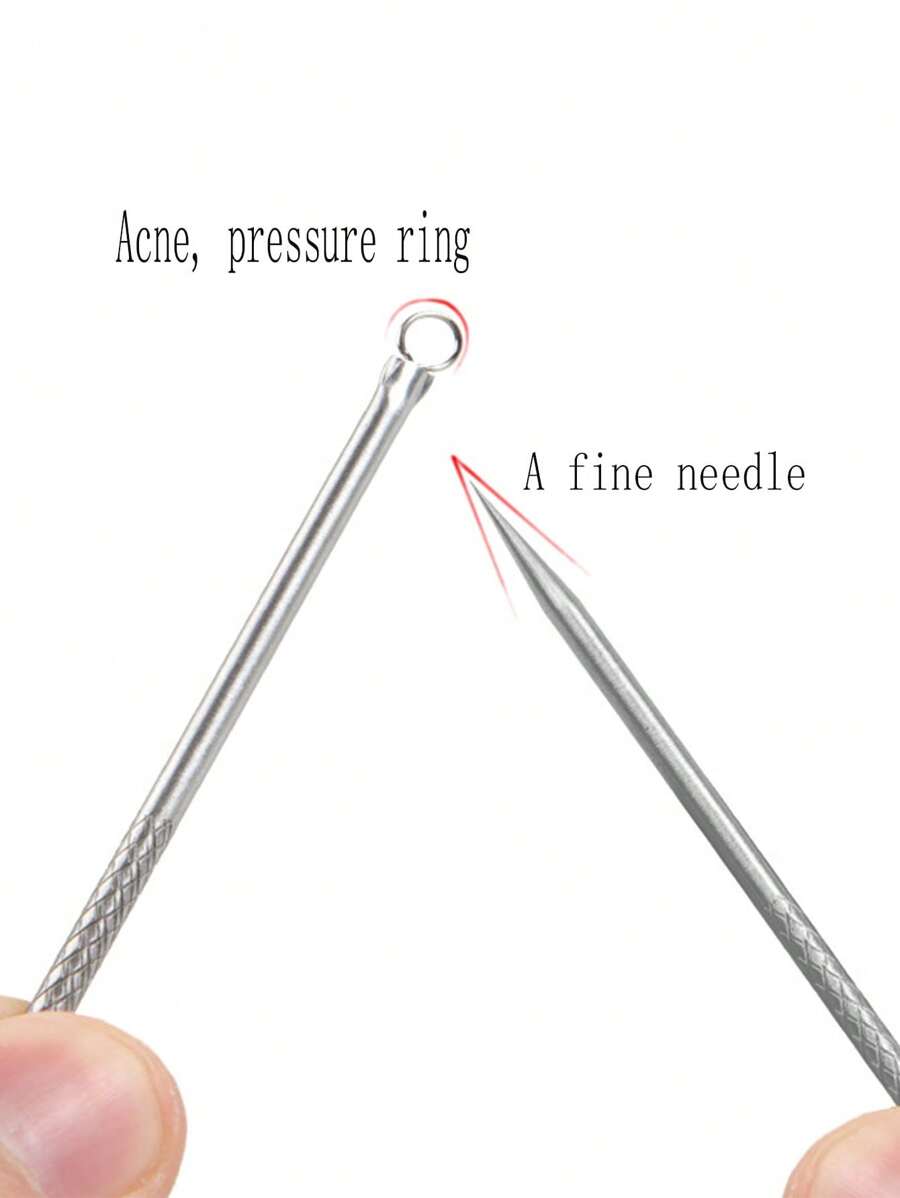 2pcs Blackhead & Acne Extraction Tools Set Comedone Extractor With ...