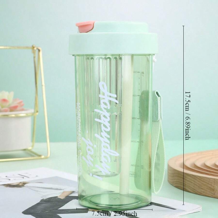 Nouvelle tasse à thé florale haute valeur pour femmes INS, tasse en plastique pratique avec ...