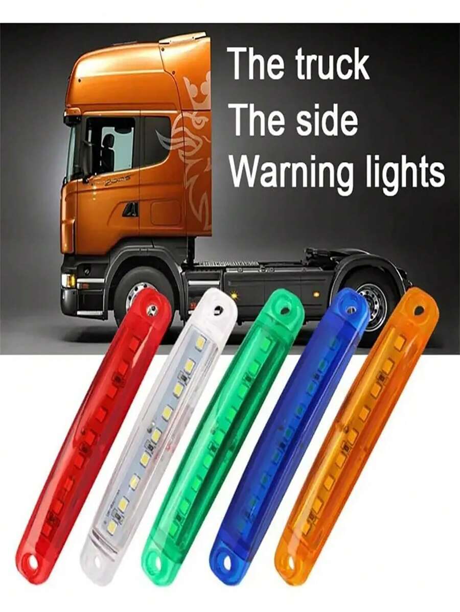 10pcs New Design 9 LED Truck Side Light Marker Indicator Turn Signal ...
