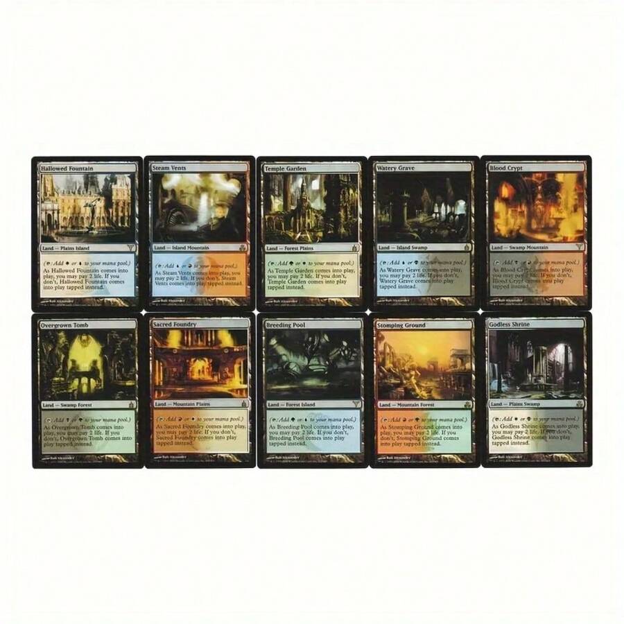 New 54PCS MTG Proxy Blue Core Paper And Holographic Cards, All Rare And ...