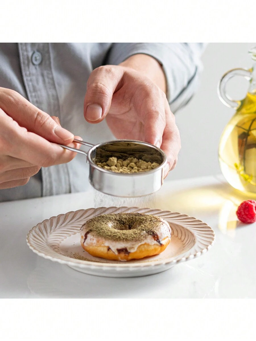 Mini Stainless Steel Flour Sifter, Handheld Powdered Sugar Sifter ...