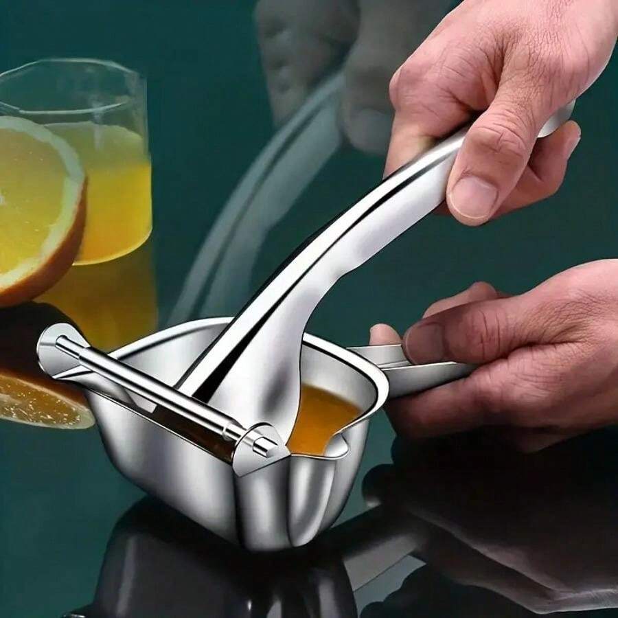 A True Manual Lemon Juice Press, Citrus Juice Press, Heavy Aluminum ...