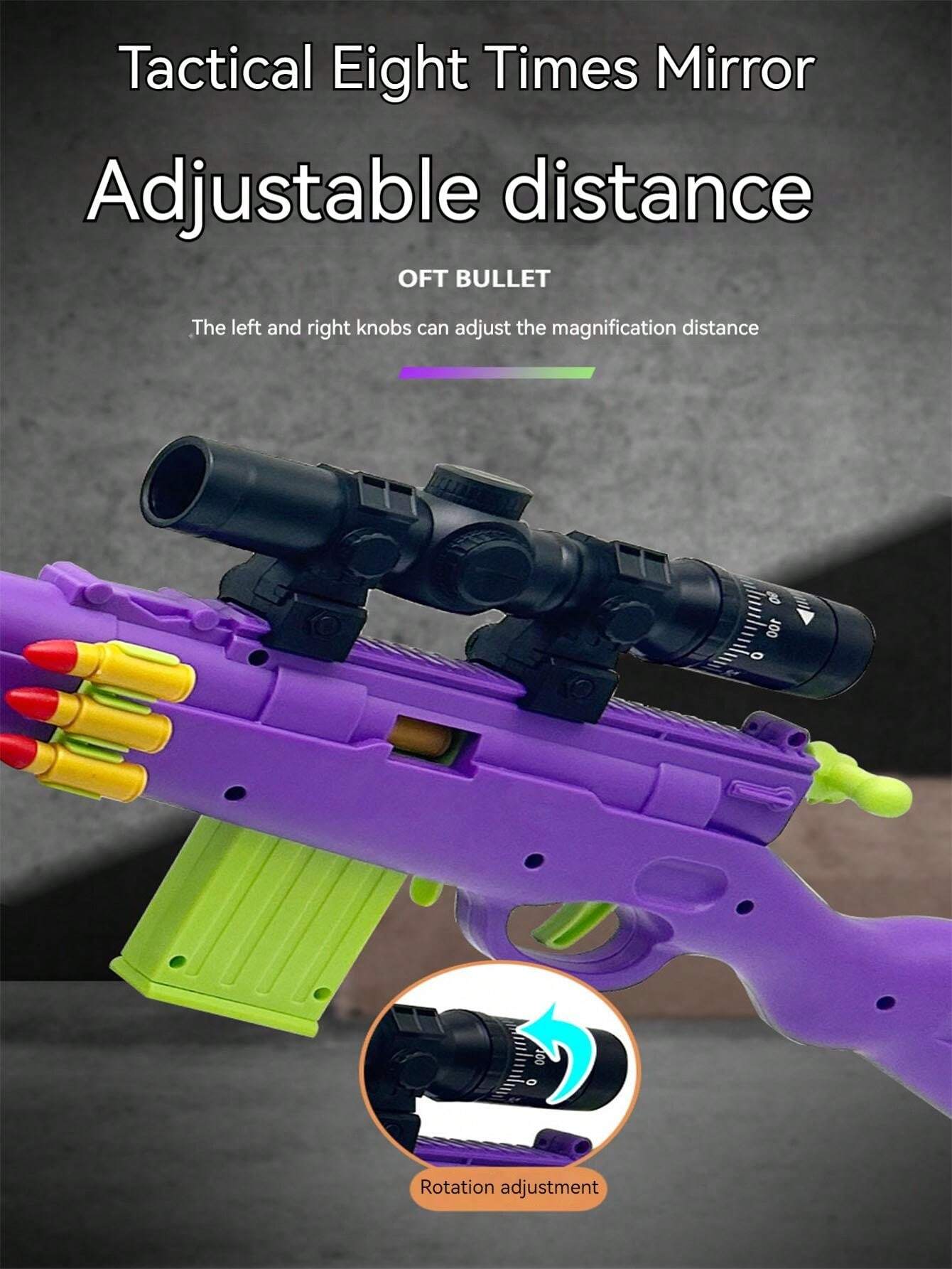 1pc Large-Sized Simulation Toy Carrot Gun 98K Style Manual Feed & Fire ...